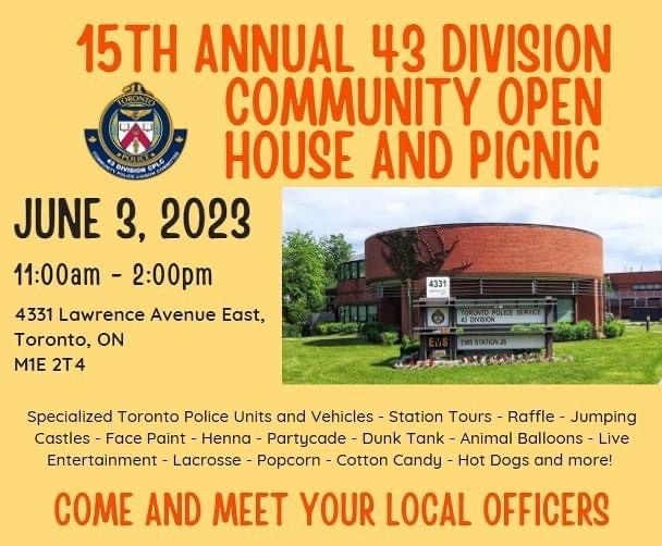 15th Annual 43 Division Community Open House & Picnic – June 3, 2023 ...